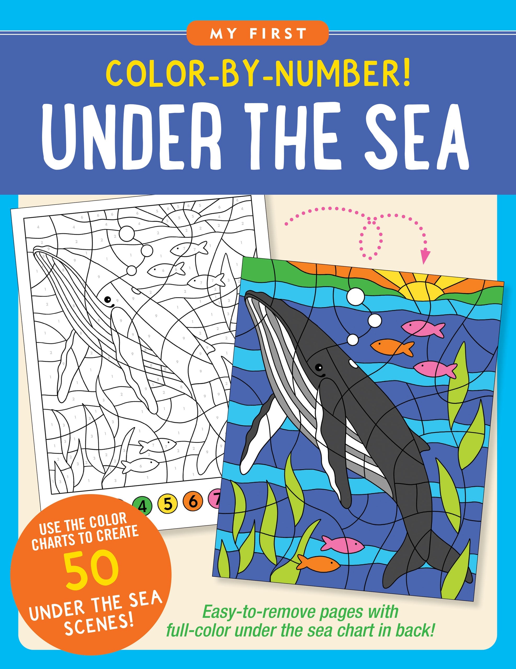 My First Color-By-Number! Under The Sea – Peter Pauper Press