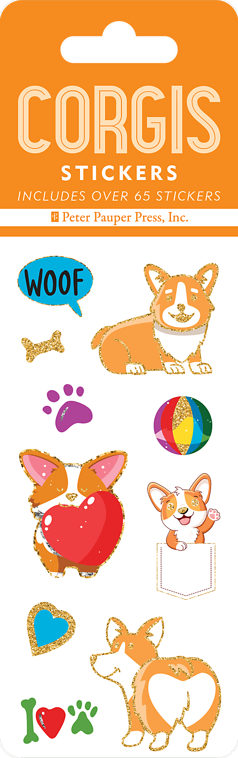 Corgis Sticker Set – Peter Pauper Press