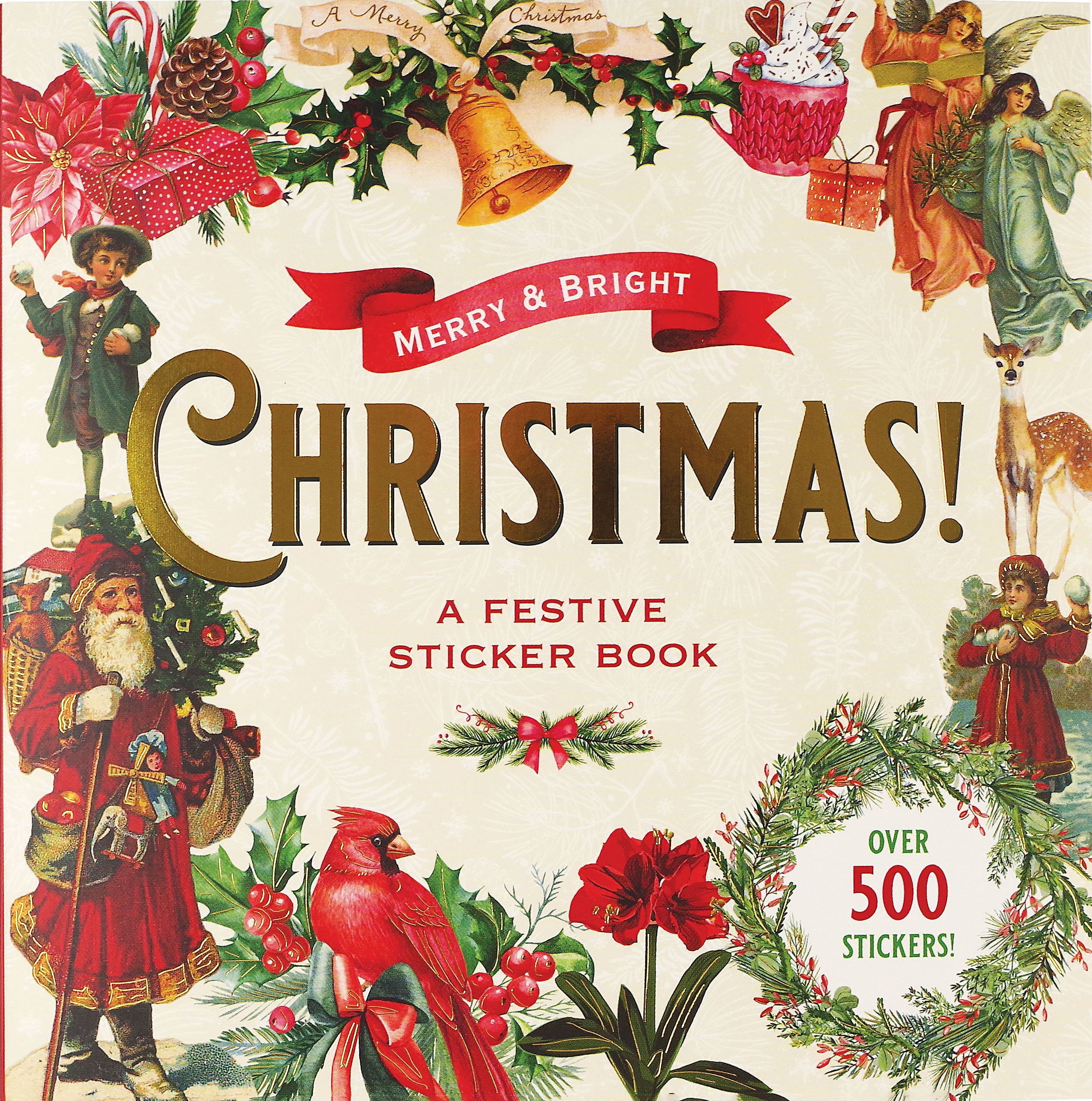 Merry & Bright Christmas! A Festive Sticker Book – Peter Pauper Press