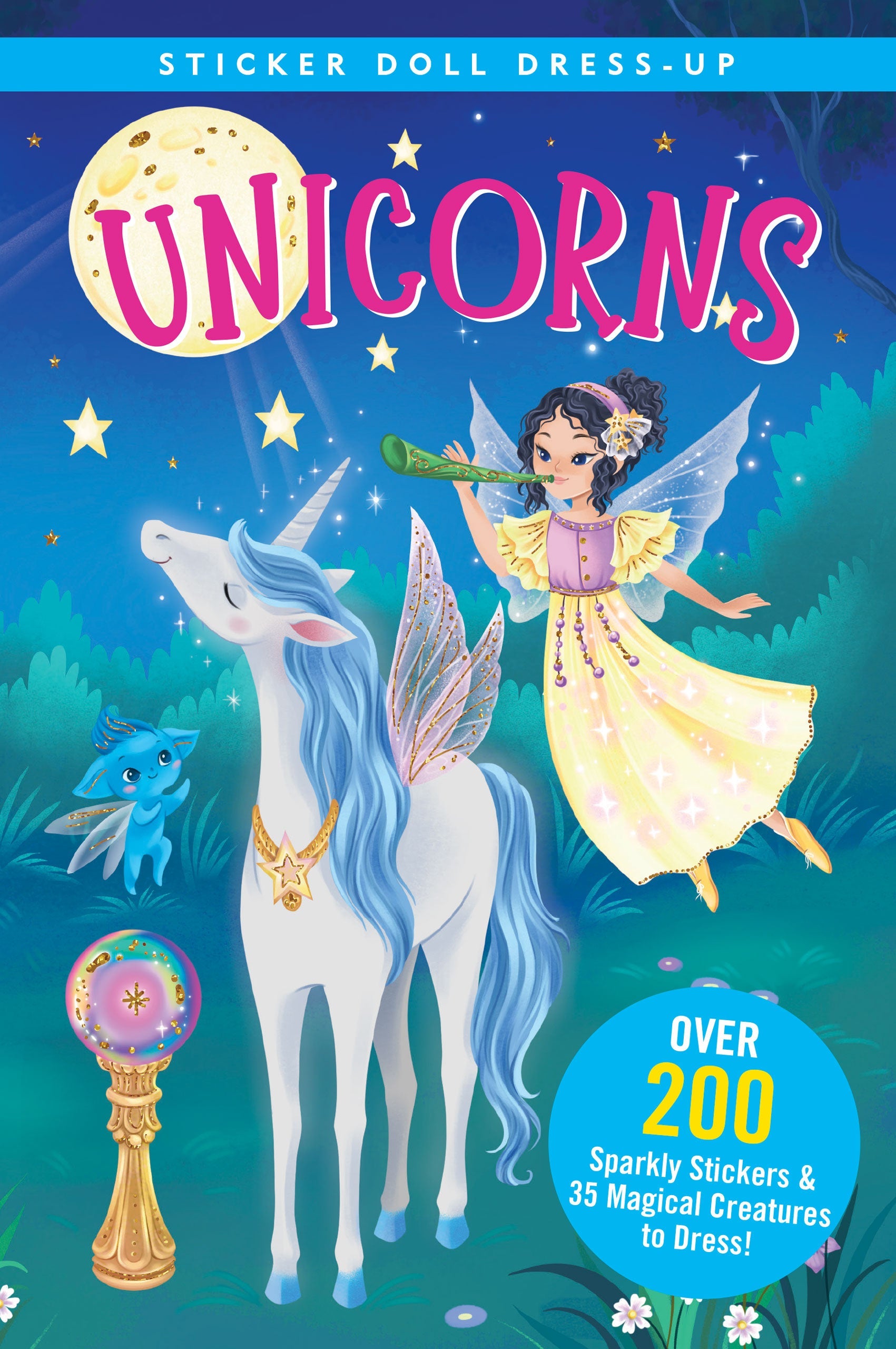 Unicorns Sticker Doll Dress-Up Book – Peter Pauper Press