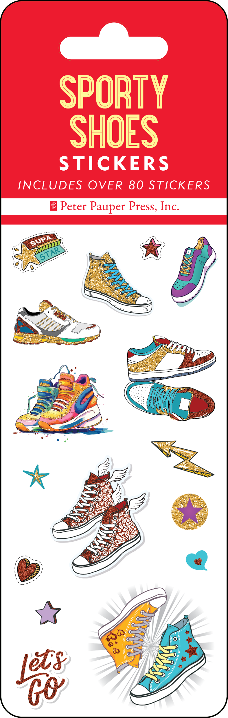 Sporty Shoes Sticker Set – Peter Pauper Press
