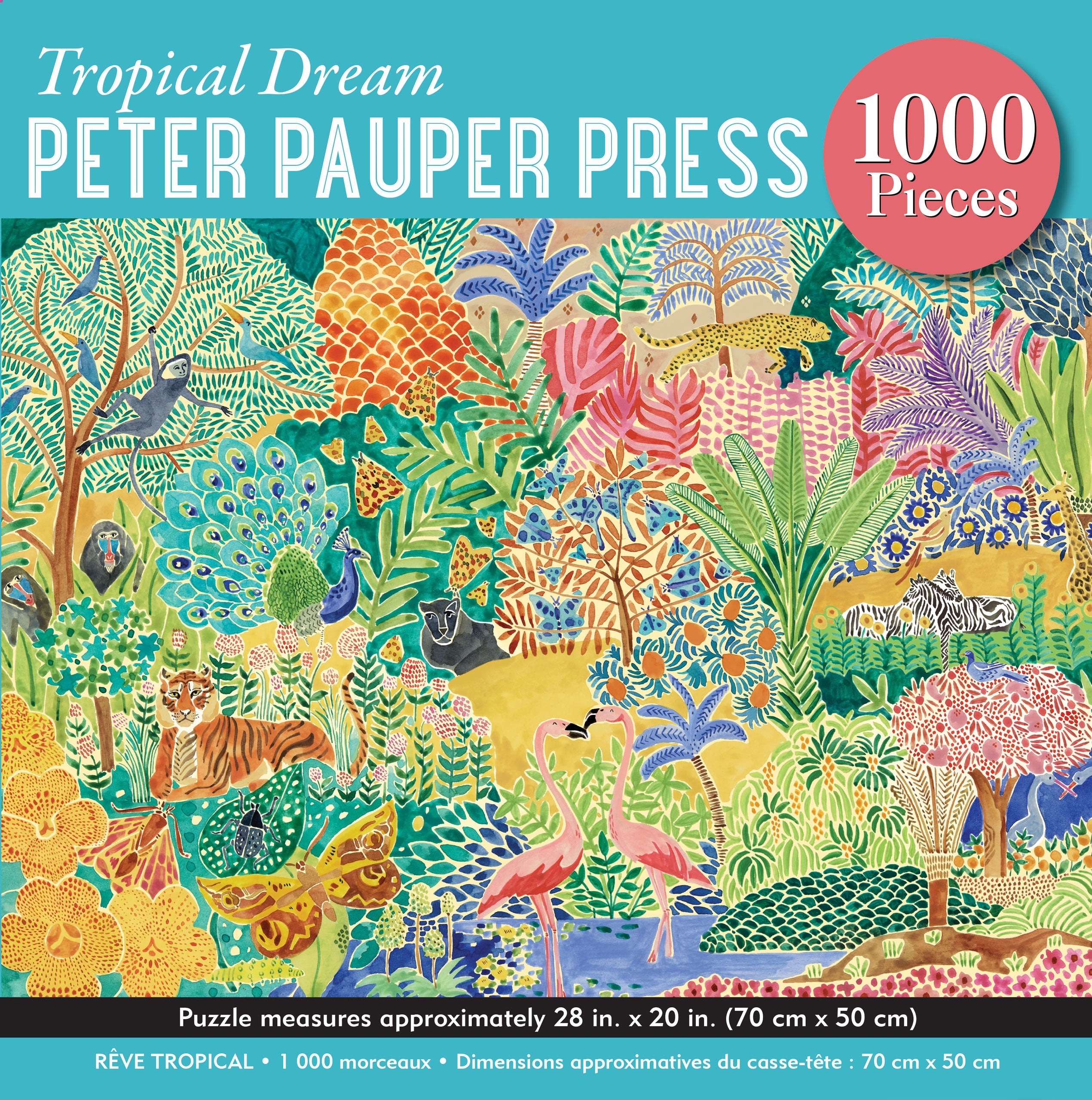 Tropical Dream 1000 Piece Jigsaw Puzzle – Peter Pauper Press