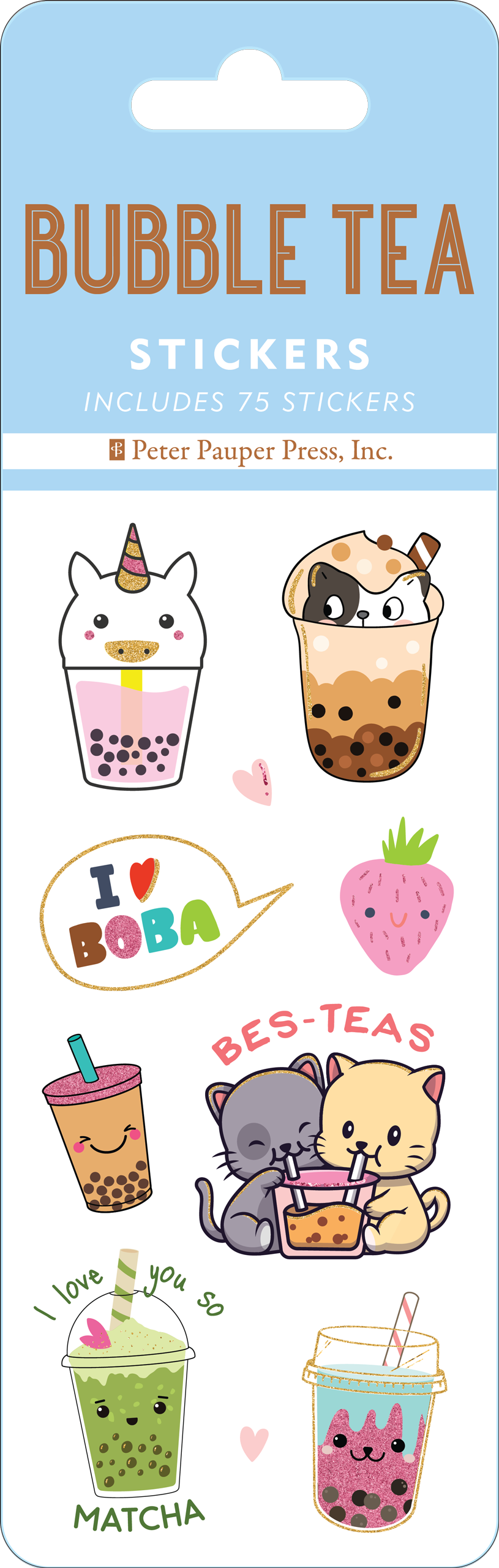 Bubble Tea Sticker Set – Peter Pauper Press