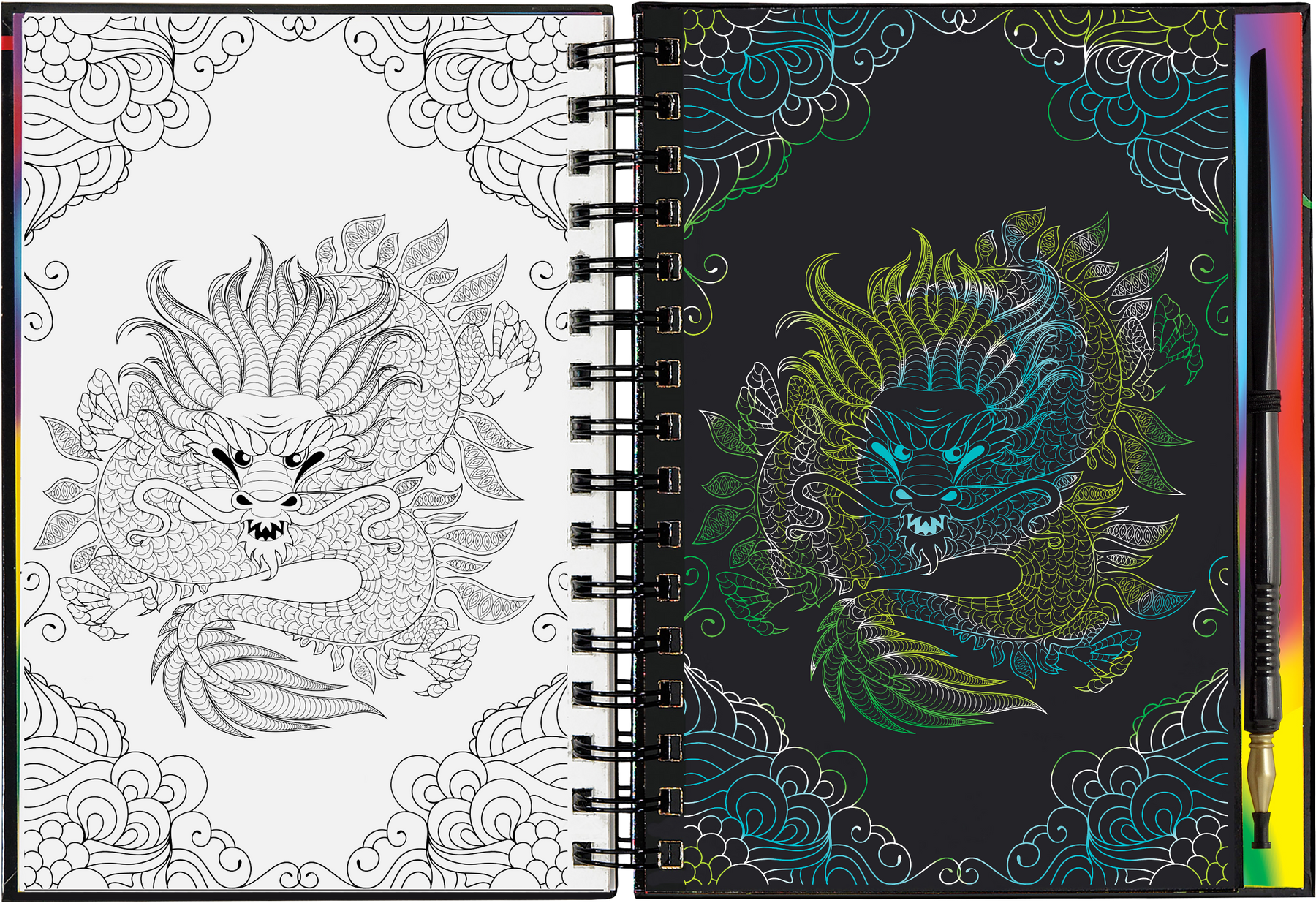 Scratch & Sketch Extreme! Dragons – Peter Pauper Press