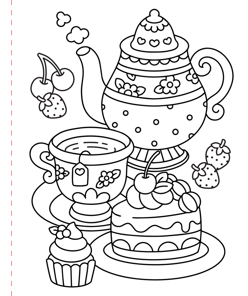Large Print Coloring Book - Cozy & Comfy – Peter Pauper Press