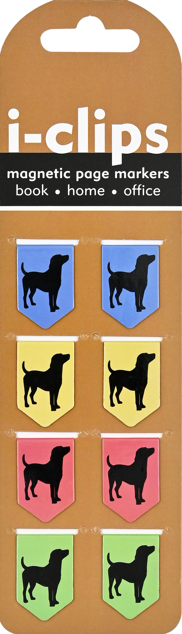 Black Dogs i-clips Magnetic Page Markers – Peter Pauper Press