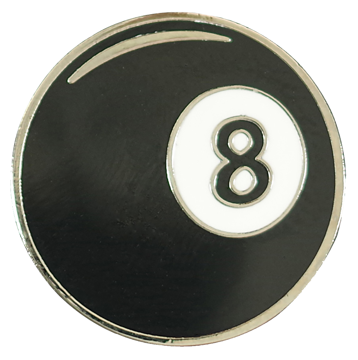 8 Ball Enamel Pin – Peter Pauper Press