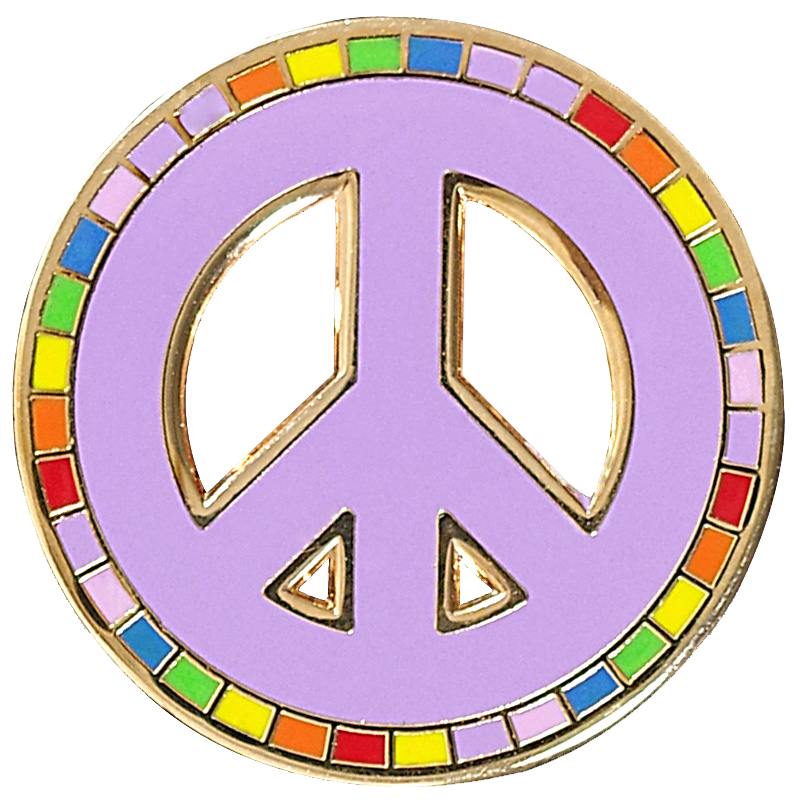 Peace Enamel Pin – Peter Pauper Press