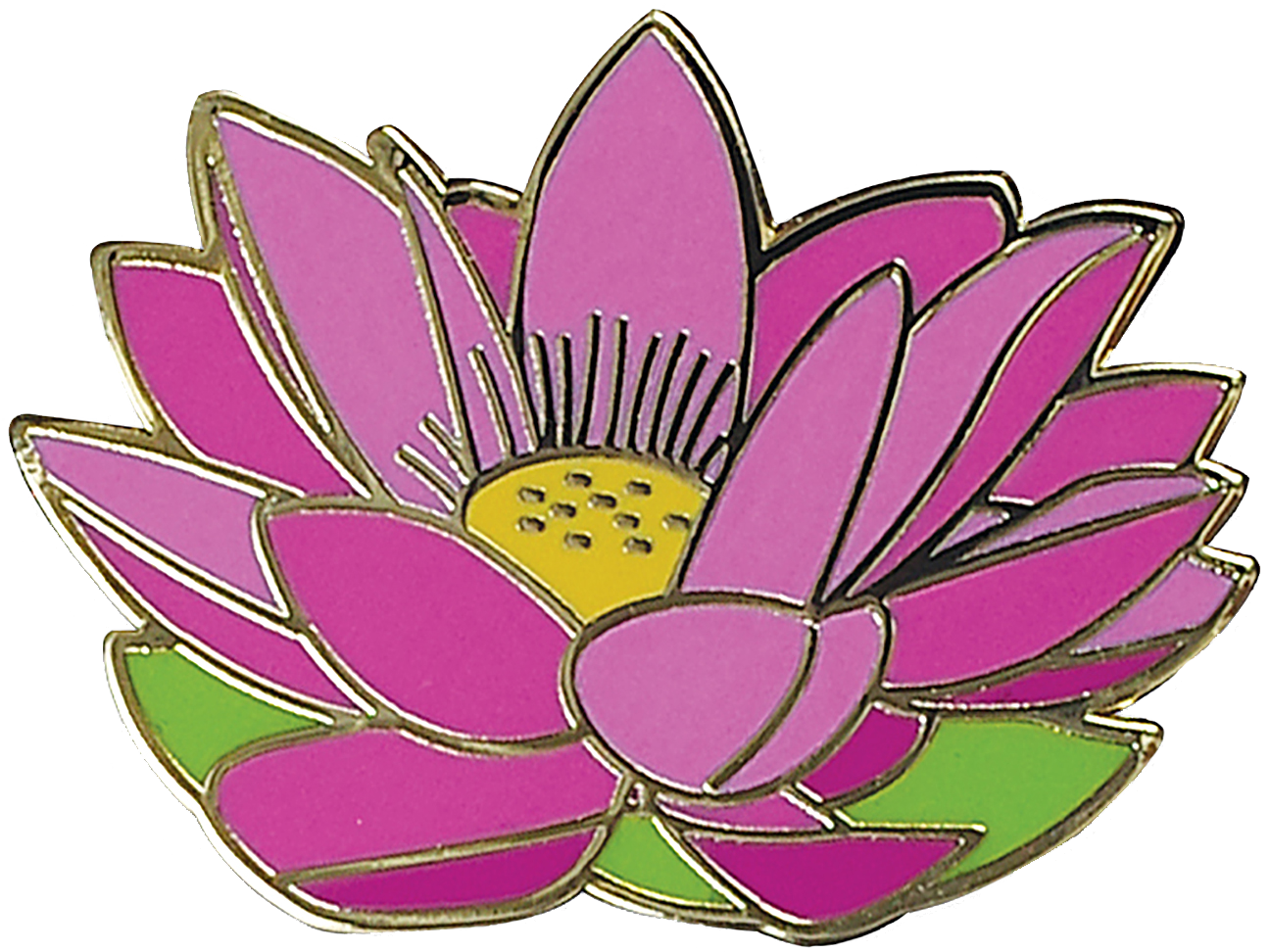 Lotus Flower Enamel Pin – Peter Pauper Press