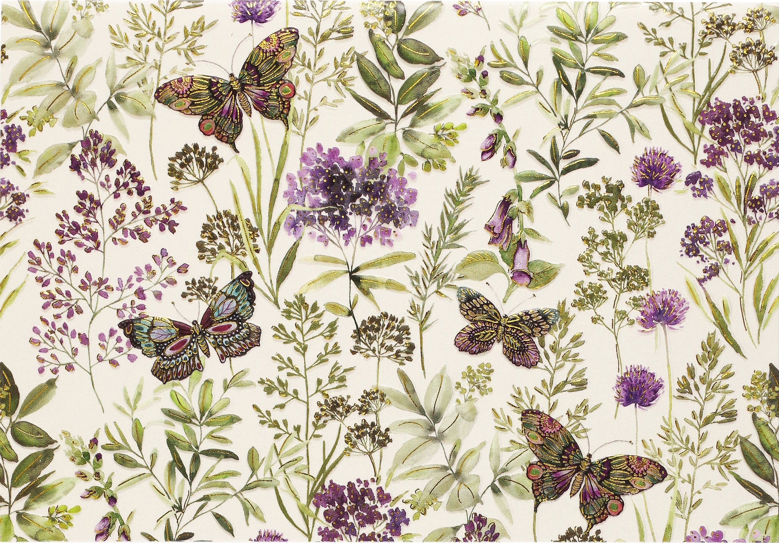 Amethyst Butterflies Note Cards – Peter Pauper Press