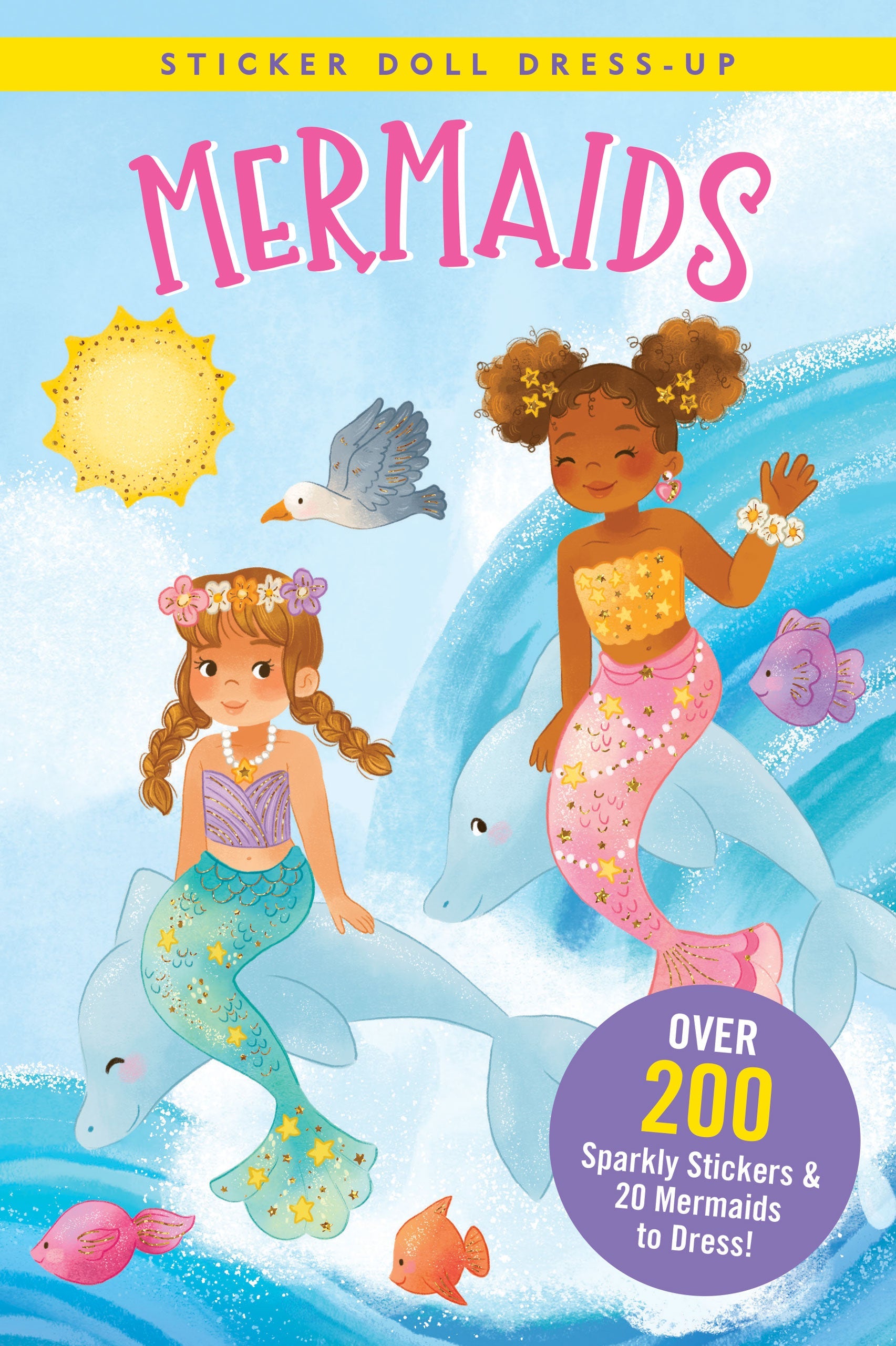Mermaids Sticker Doll Dress-Up Book – Peter Pauper Press