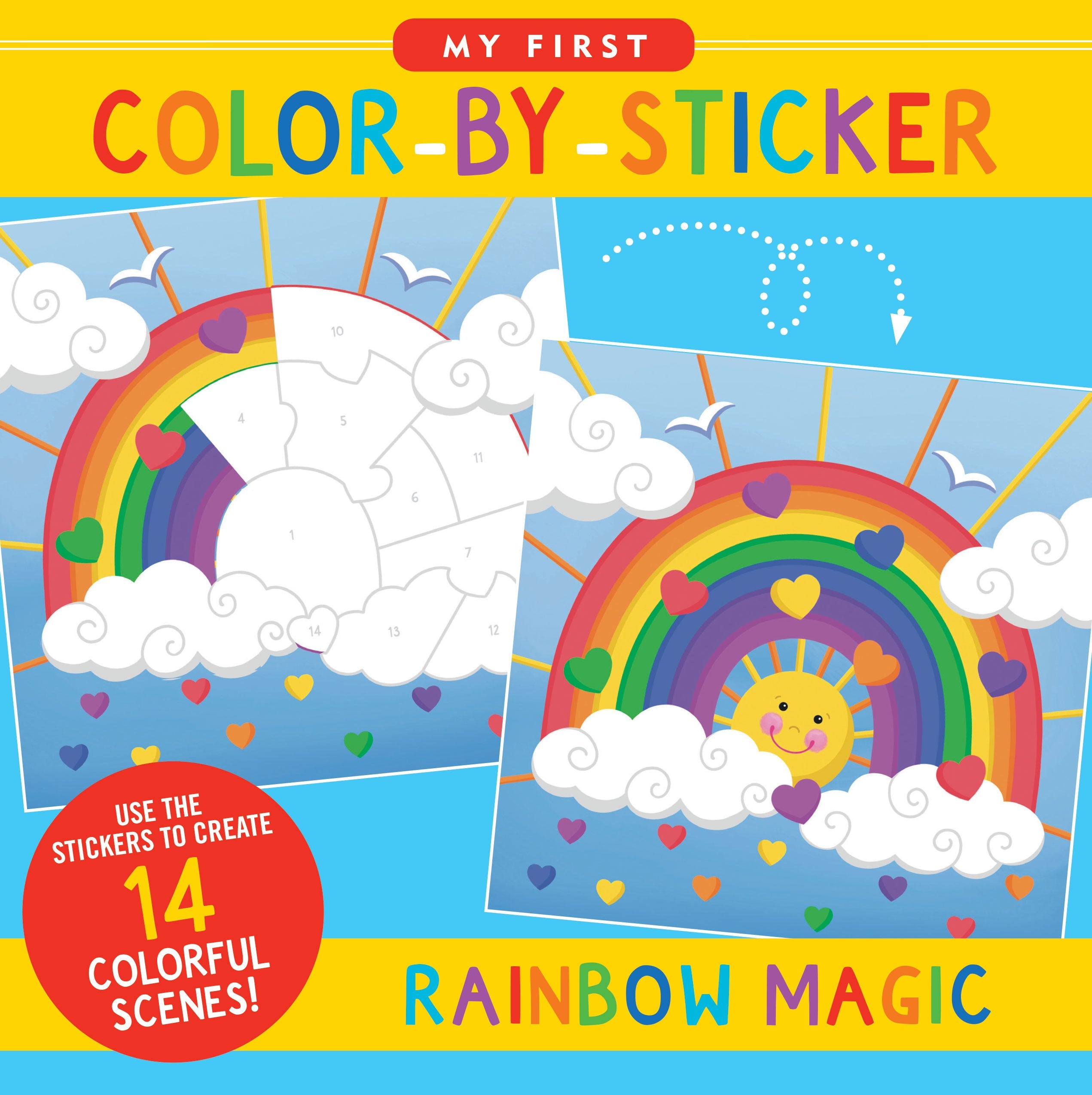 My First Color-By-Sticker Book -- Rainbow Magic – Peter Pauper Press
